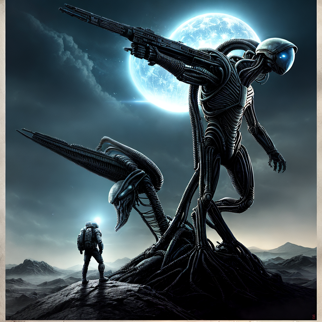 alien war sci fi movie poster art
