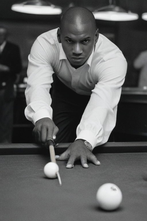 michael jordan playing pool