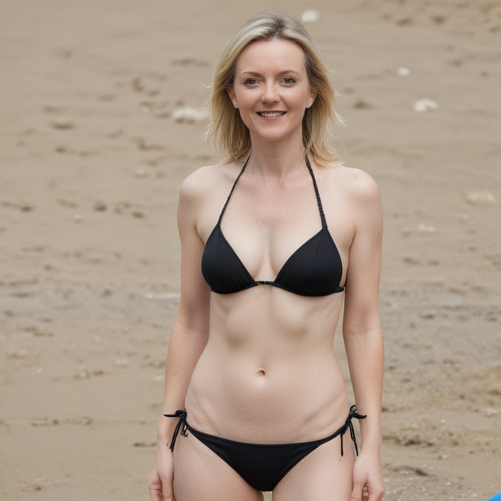liz truss bikini
