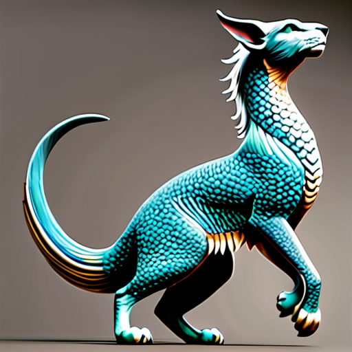 a mythical being that the only thing it have is a powerful tail
