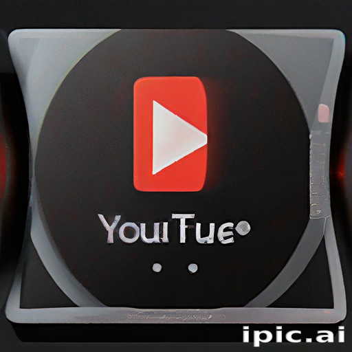 Iconic YouTube Logo Displayed on a Modern Digital Interface Background