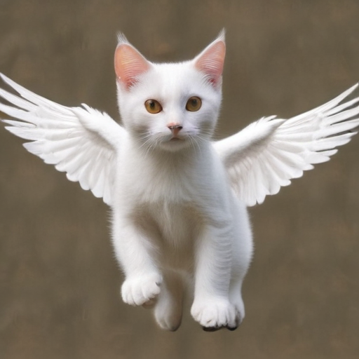 cats with wings fly