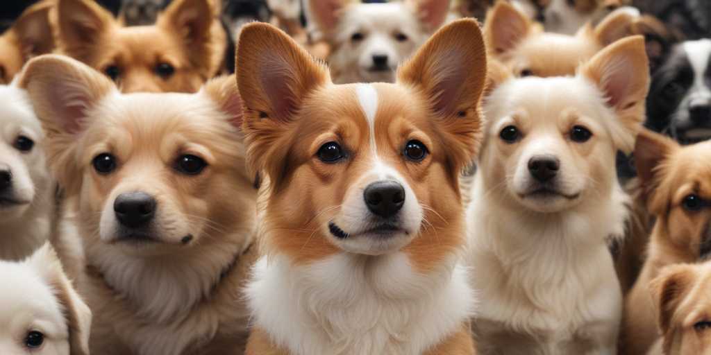 A Heartwarming Gathering of Adorable Corgis in a Playful Setting