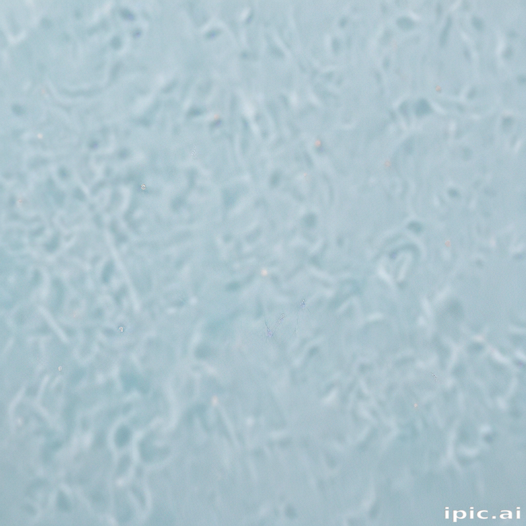 Soft Blue Water Surface with Gentle Ripples and Subtle Light Reflections.