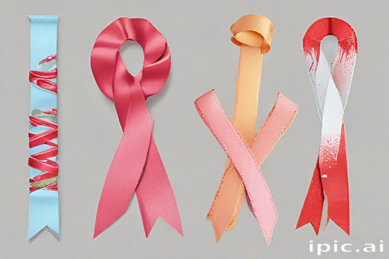 Various Colorful Ribbons Displaying Different Textures and Styles for ...