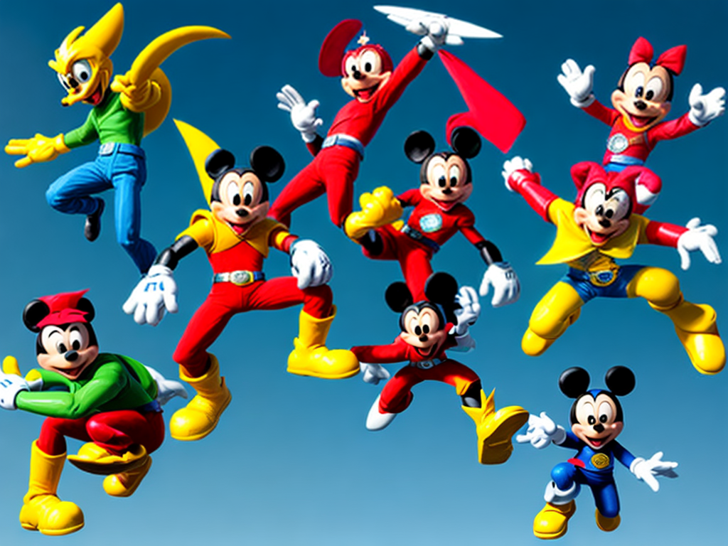 Mickey and Friends is Power Rangers