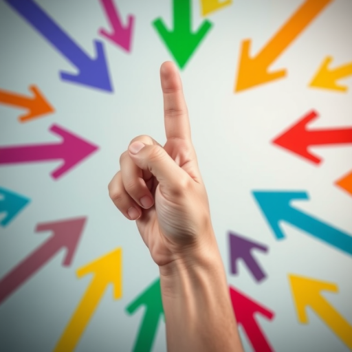 Directional Arrows Representing Choices and Pathways in Various Directions