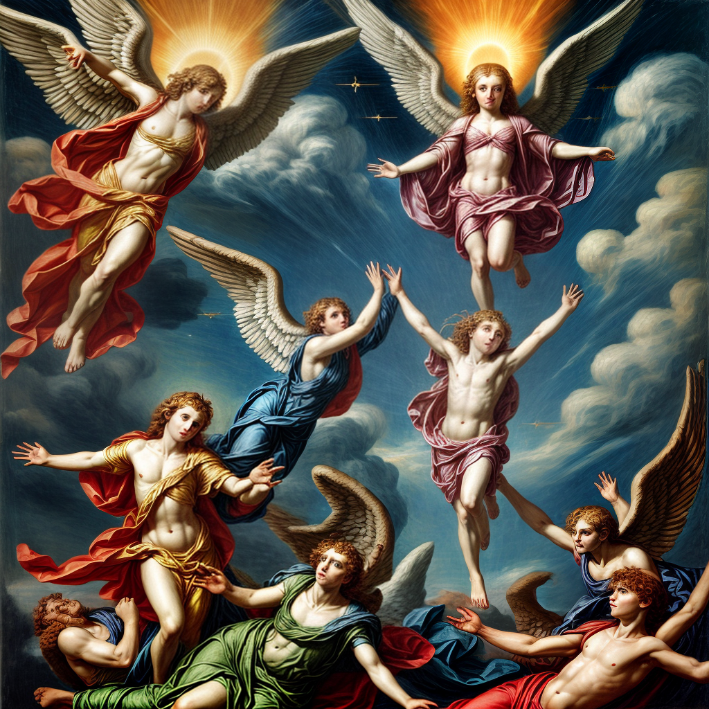 god's armageddon and angels judging the world
