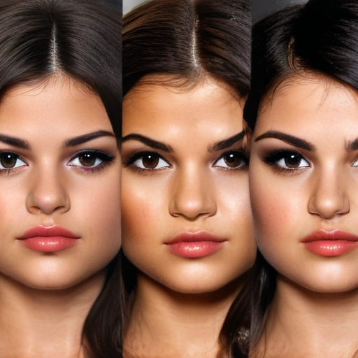 Three Portraits Showcasing Diverse Beauty Styles with Distinct Makeup ...