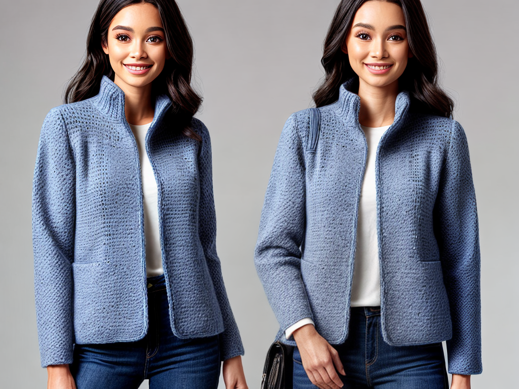 knitted women's jacket