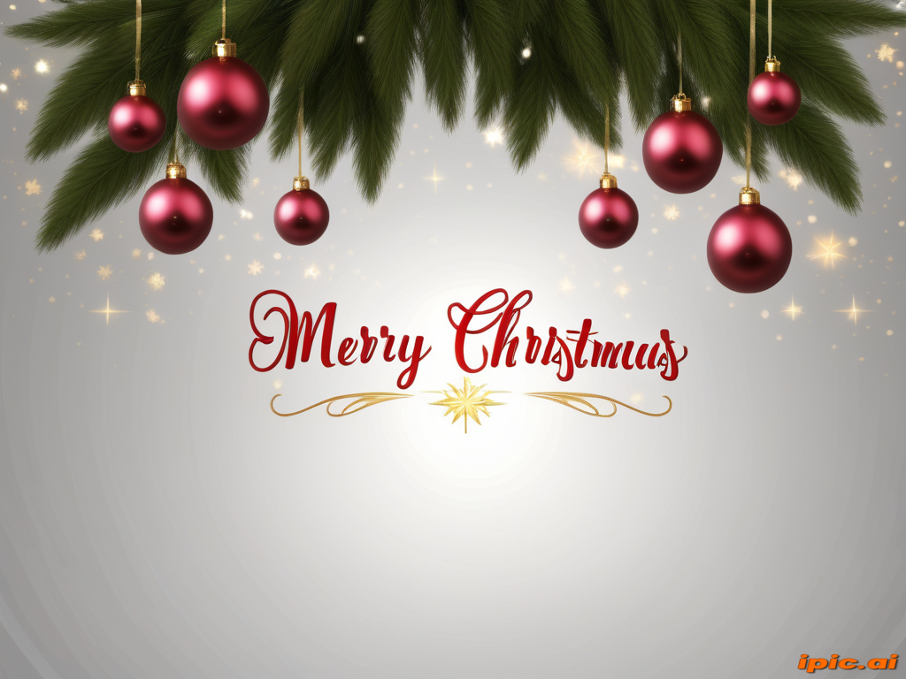 Festive Holiday Greeting: Wishing You a Joyous Merry Christmas Celebration!