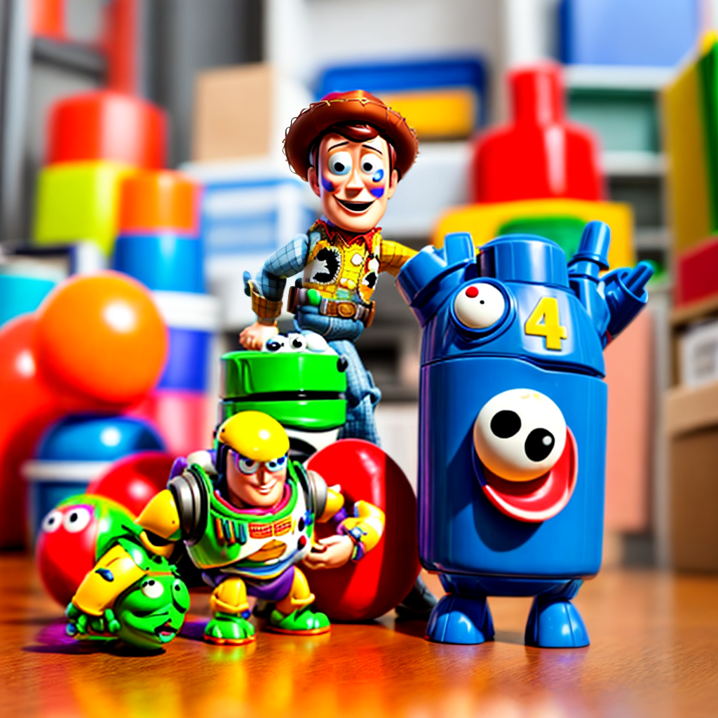 Most Joyful Toy Story Digital Fine Art (copy-right free)