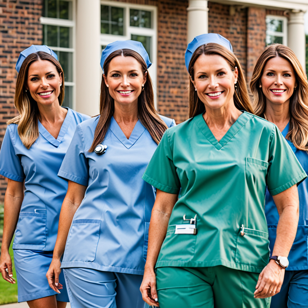 HI-RES PHOTO OF NURSES OUTSIDE