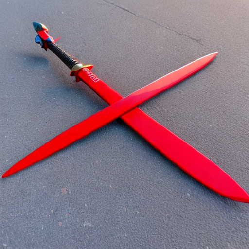 a red sword