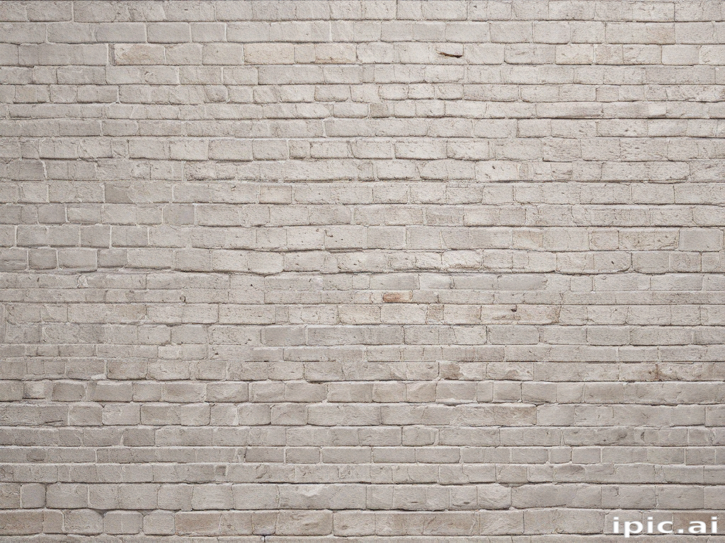 A Detailed Close-Up of a Textured Light-Colored Brick Wall Surface.