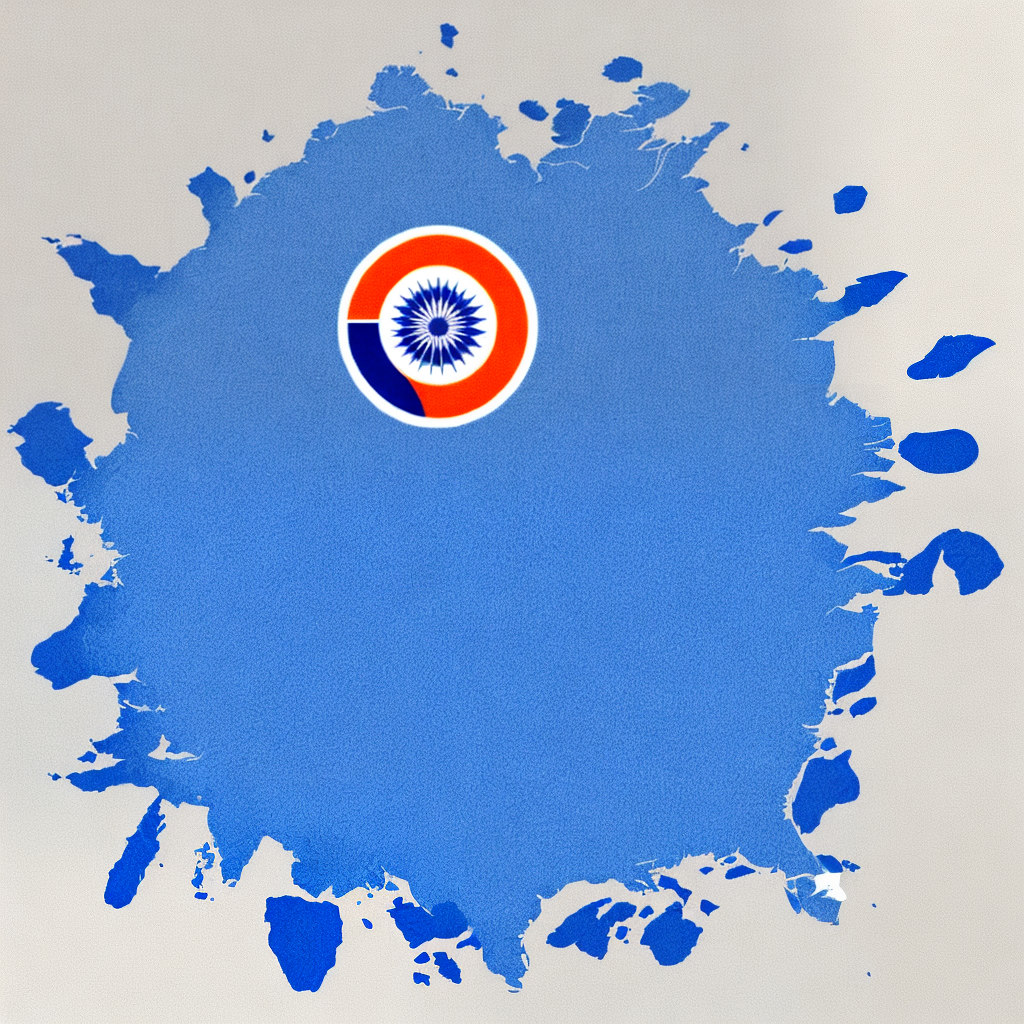 India-USA flag vector