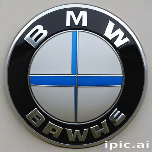 Iconic BMW Logo Featuring Distinctive Blue and White Roundel Design