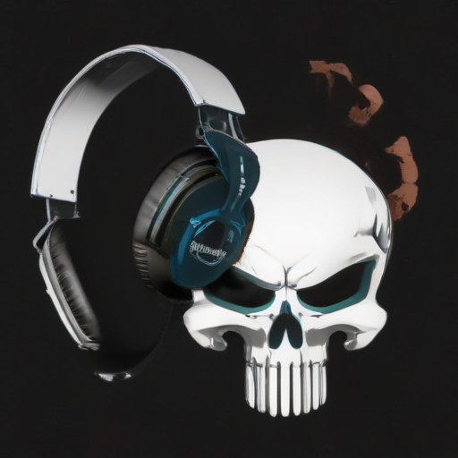 Navy Seal Skull, team logo, with gaming headset
