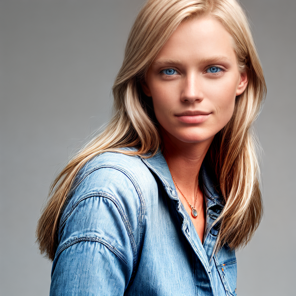single nordic womam blond hair blue eyes smooth face