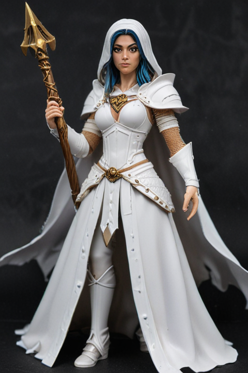 amazonian witch in white stormcast eternal armor