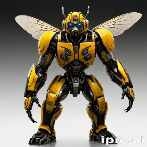 Mechanical Bumblebee Robot with Wings and Advanced Technology Features