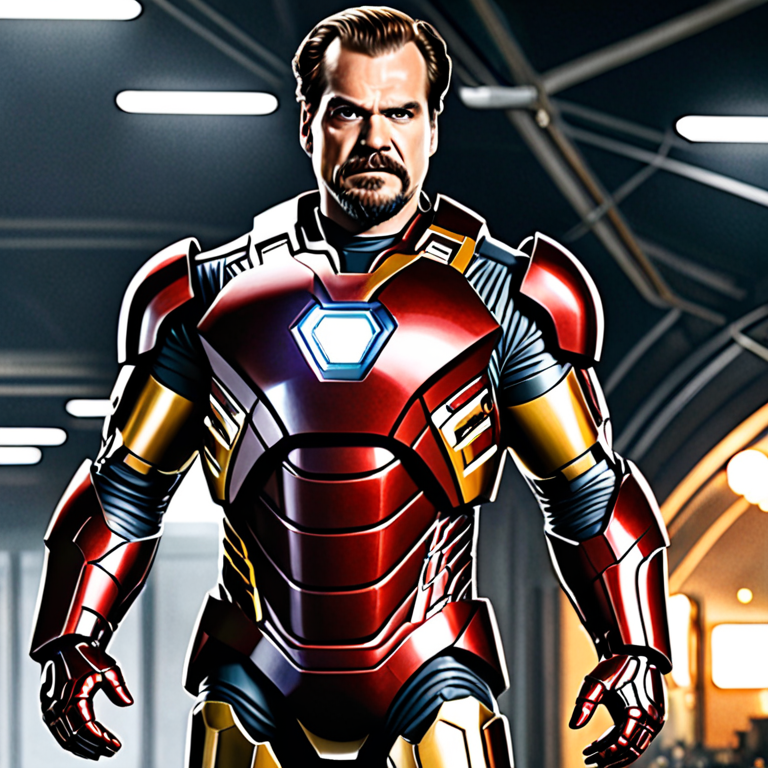 david harbour mix with iron man
