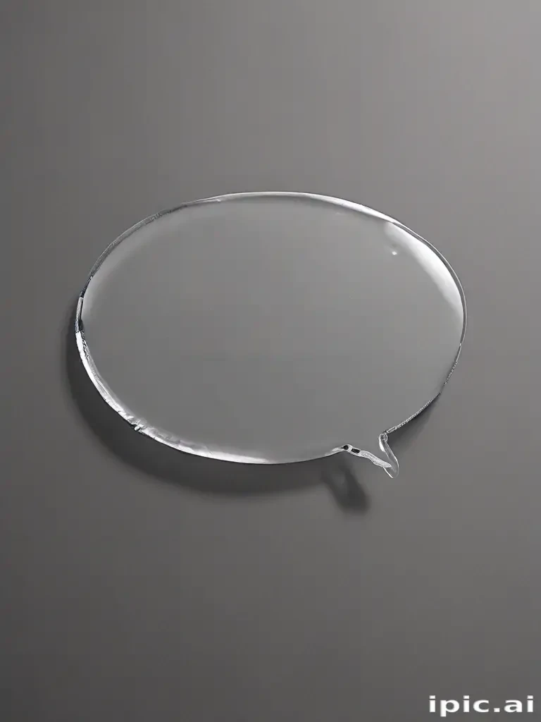 Transparent Speech Bubble Design Perfect for Creative Communication and ...
