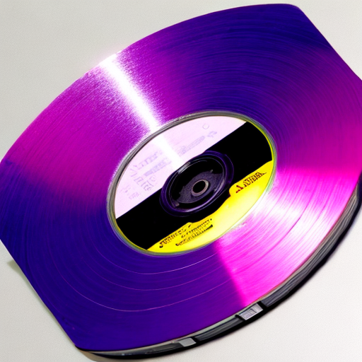 Purple VHS tape