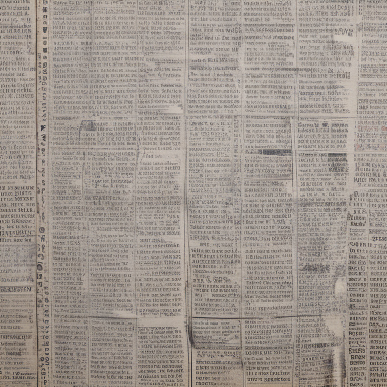 Vintage Newspaper Full of Classified Ads and Local Announcements from ...