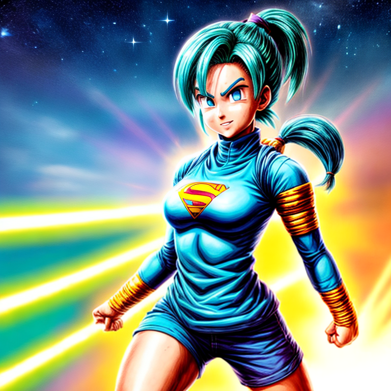 bulma with super powers