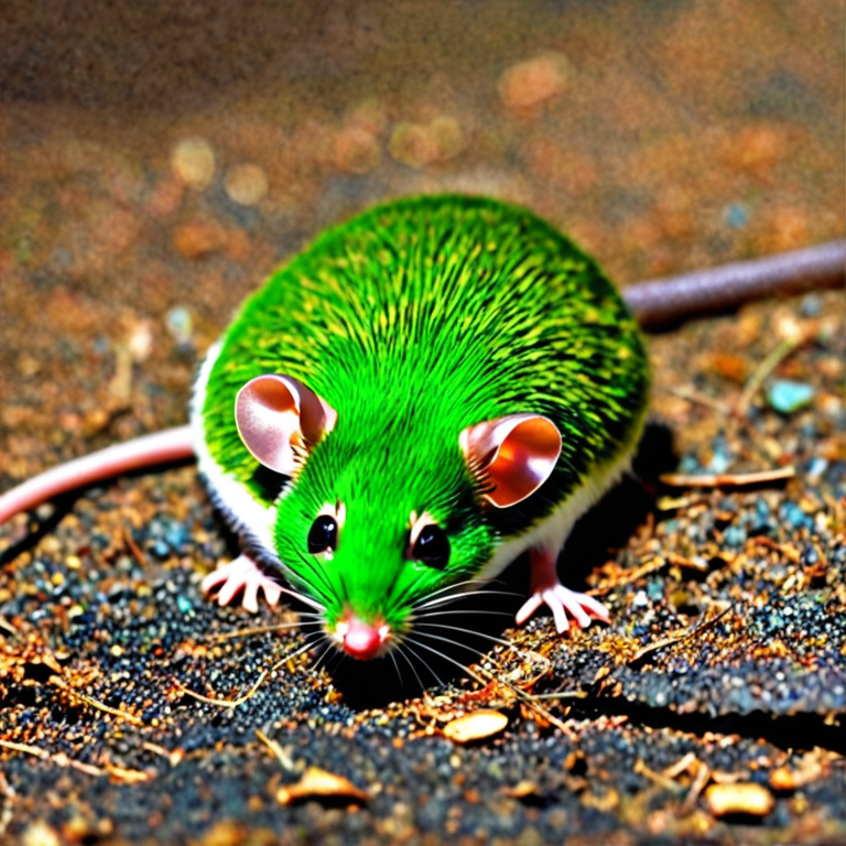 green mouse