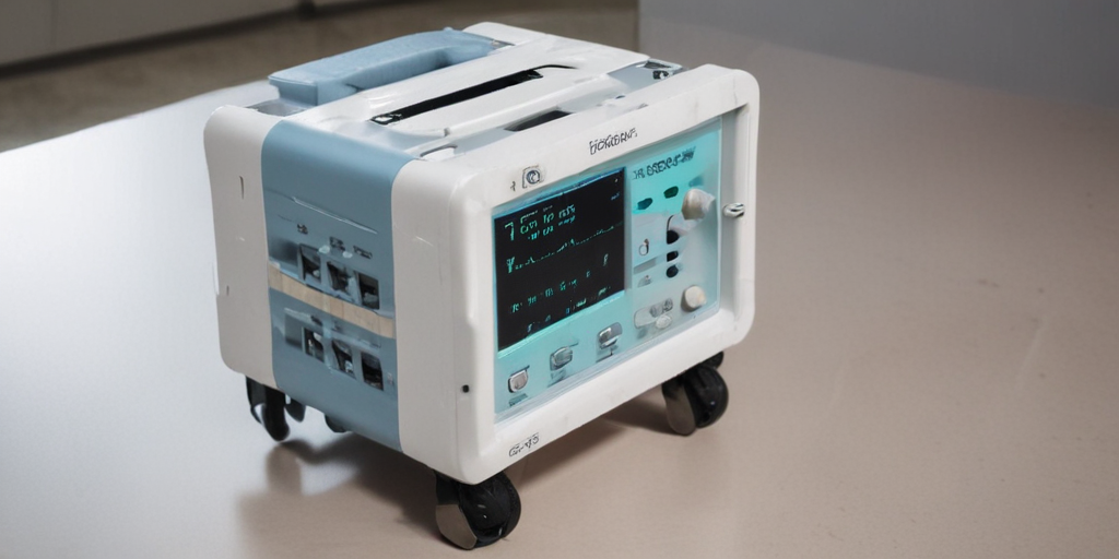 a portable medical ventilator with robotic mobility