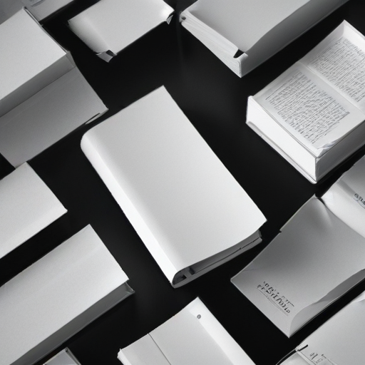 book cover animated blank