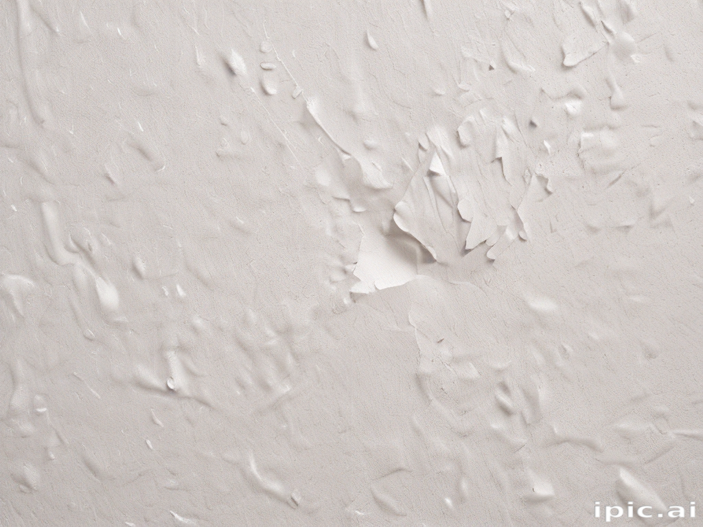 Textured White Wall with Visible Imperfections and Peeling Paint Details