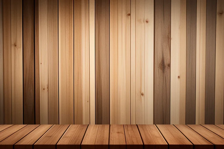 Warm and Inviting Wooden Background with a Rustic Wooden Table Surface