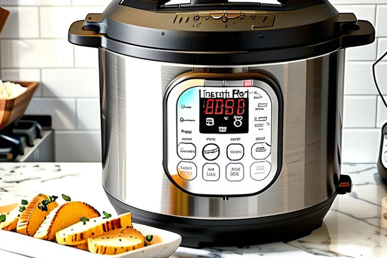 Modern Kitchen Scene Featuring a Versatile Instant Pot and Fresh ...