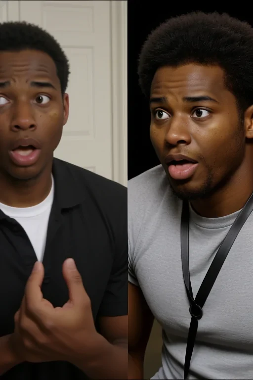 Two Expressions of Surprise: Capturing Shock and Curiosity in Portraits