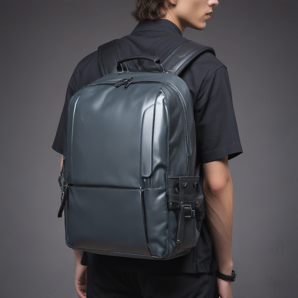a futuristic backpack