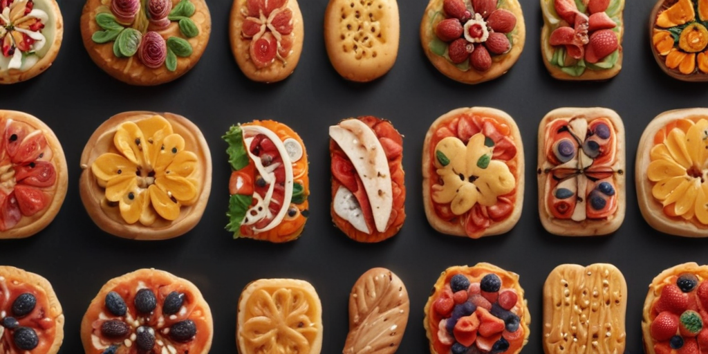 Colorful and Intricately Designed Cookies Displayed in an Artistic ...