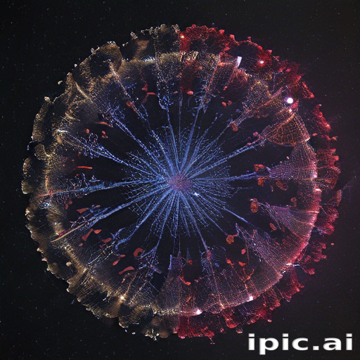 Stunning Visualization of a Colorful, Ethereal Sphere in Cosmic Space