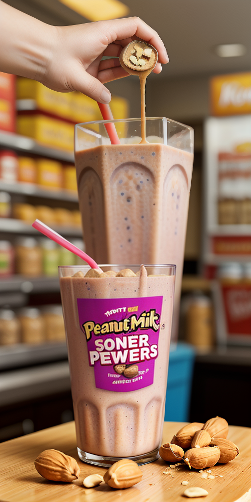 Indulge in the Creamy Delight of Peanut Milk Smoothies with Almonds Galore!