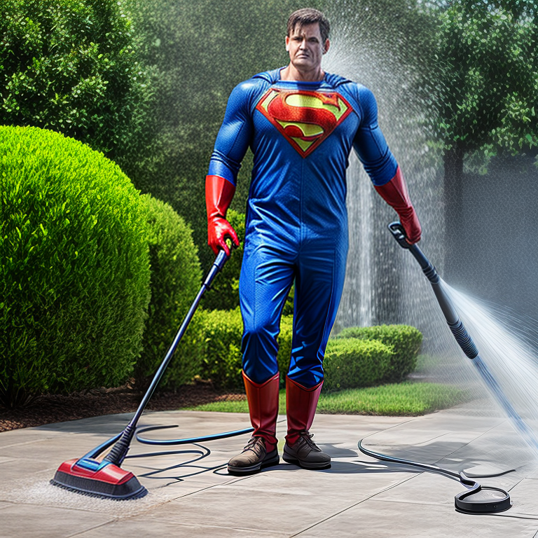 Super hero pressure washer