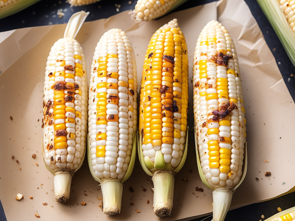 Delicious Grilled Corn on the Cob with Perfectly Charred Golden Kernels