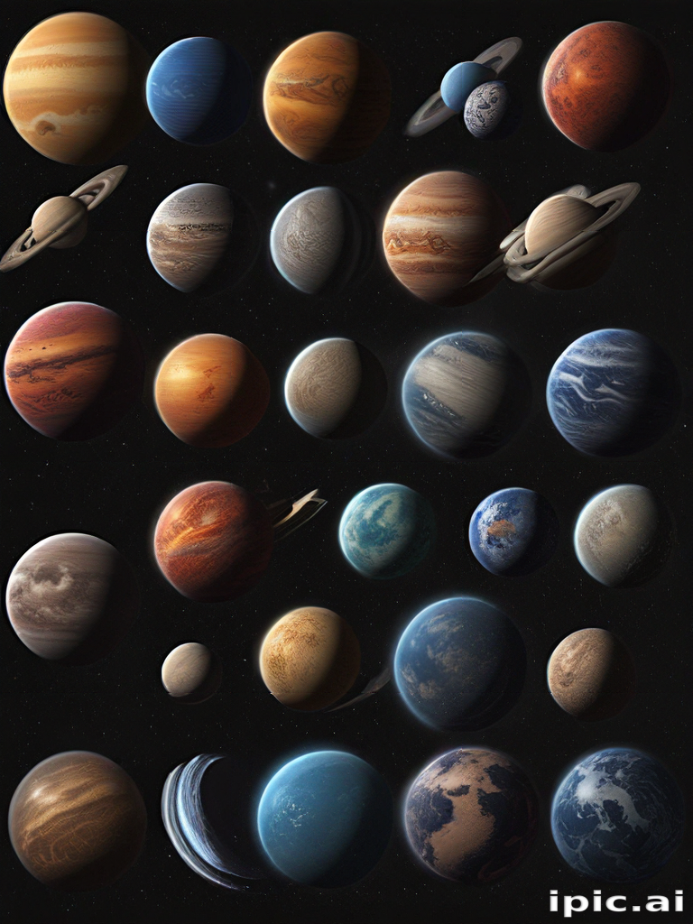 A Stunning Collection of Diverse Planets from Our Solar System and Beyond