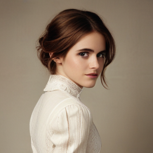 Emma Watson in a victorian era photoshoot