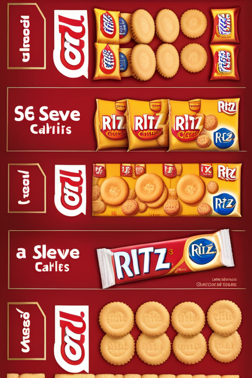 Colorful Display of Various Ritz and Carl Snack Packaging Options