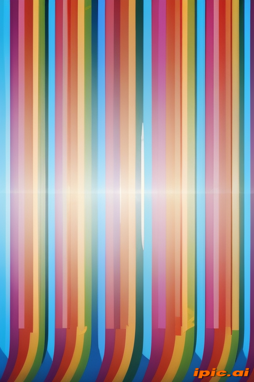 Vibrant Stripes of Color Creating a Dynamic and Playful Visual Experience