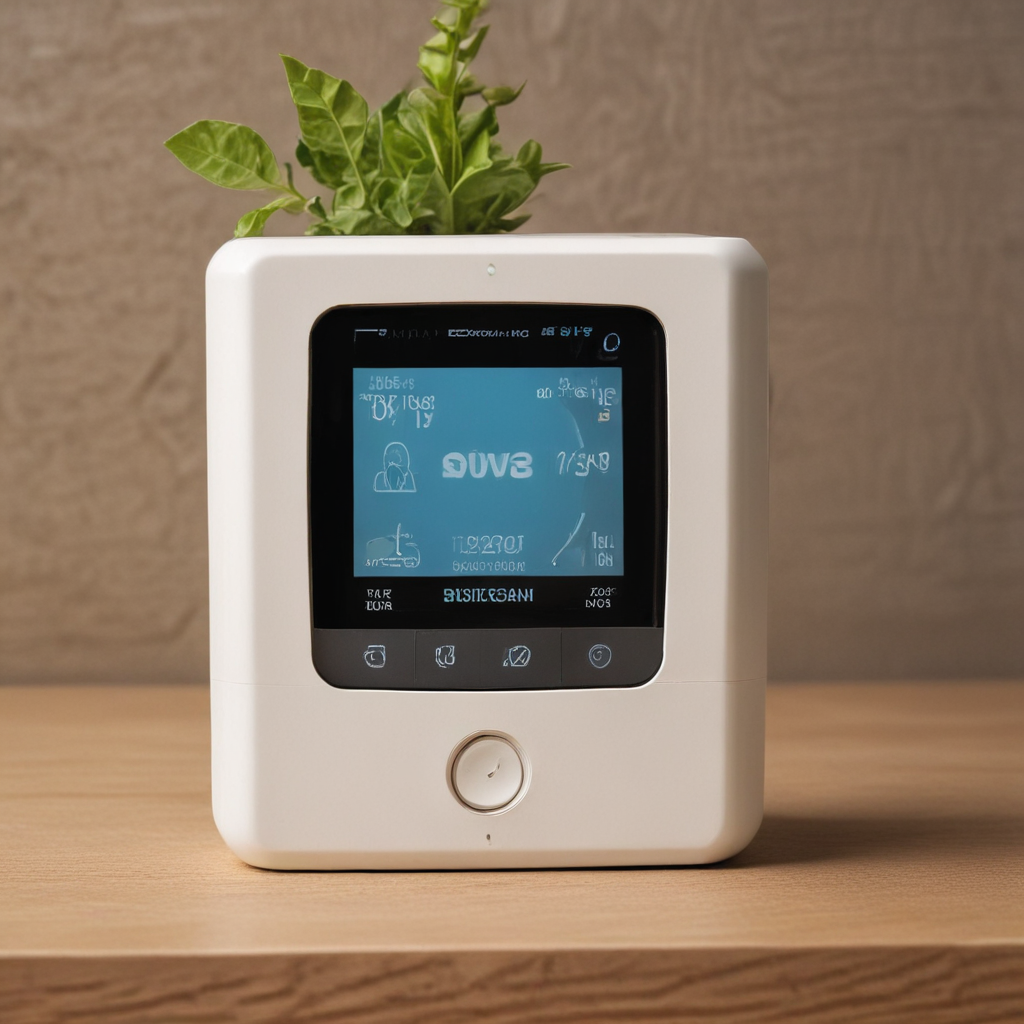 A new invention EcoScan. It gives off a tech-savvy vibe while hinting ...