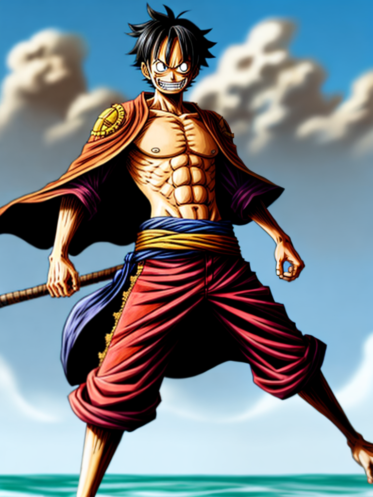 Luffy becoming the pirate king