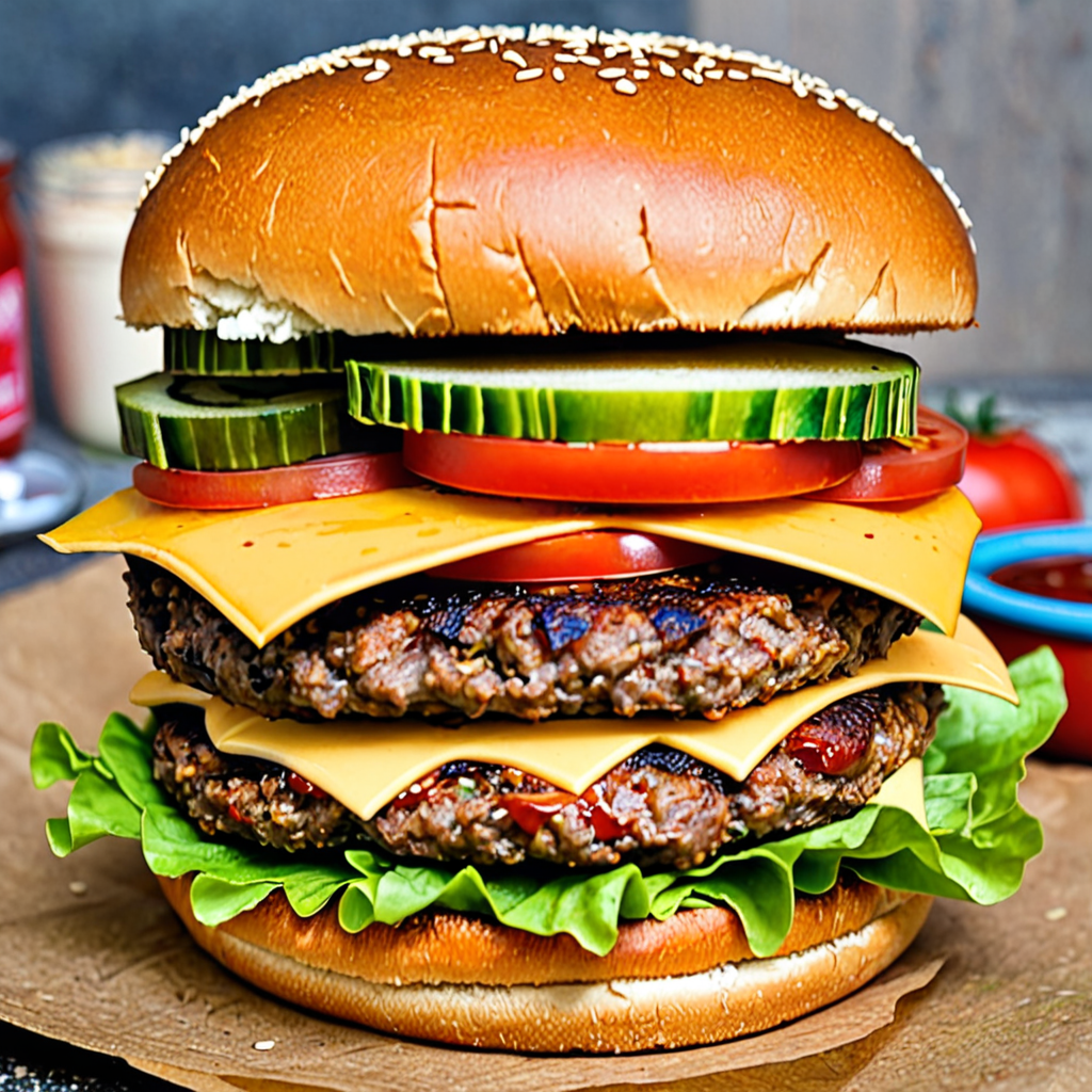 vegan burger I suggest you place the cheese by the buns, since it will ...
